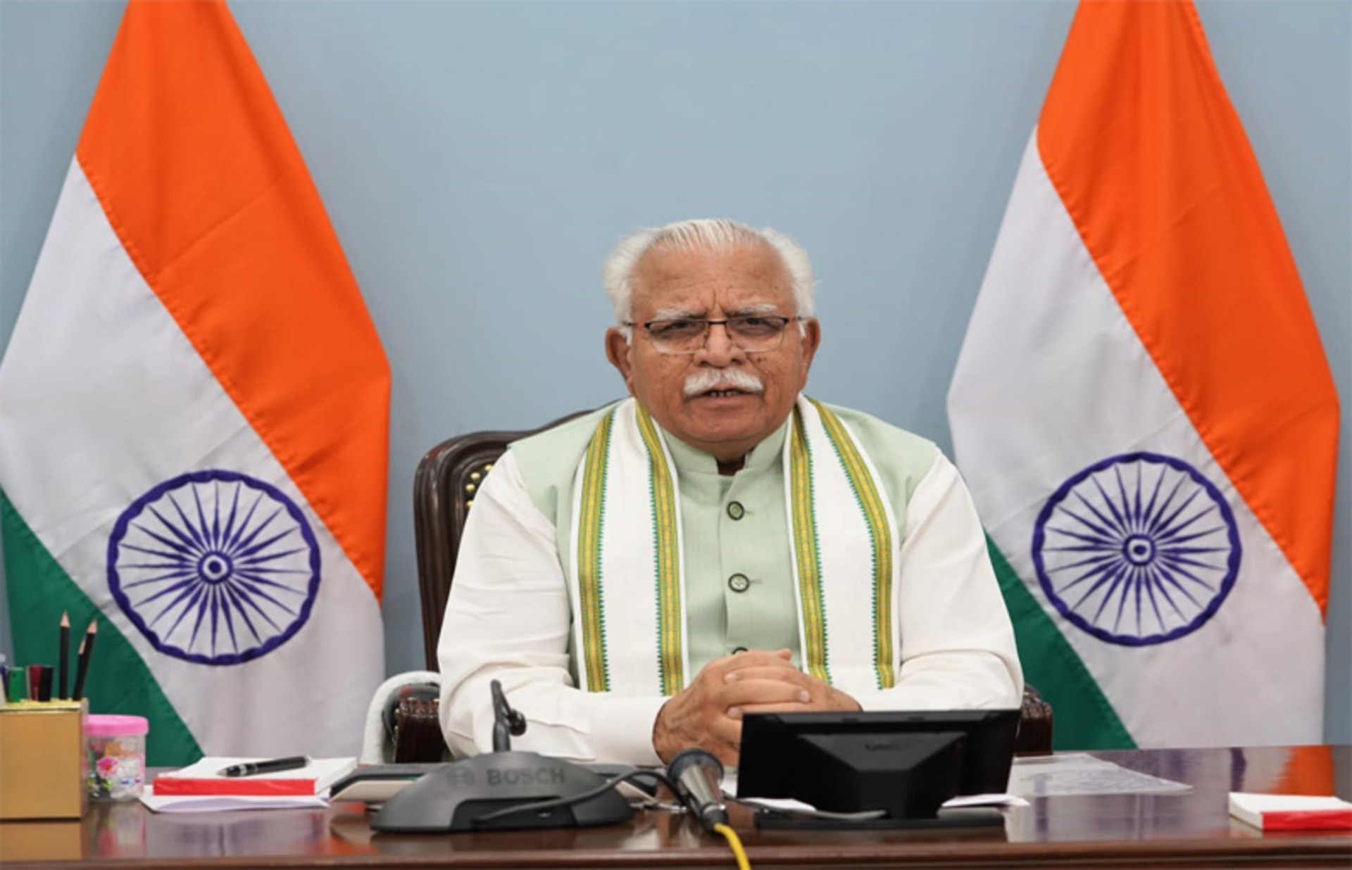 CM Khattar Announces Digitization Initiative for All Government Departments